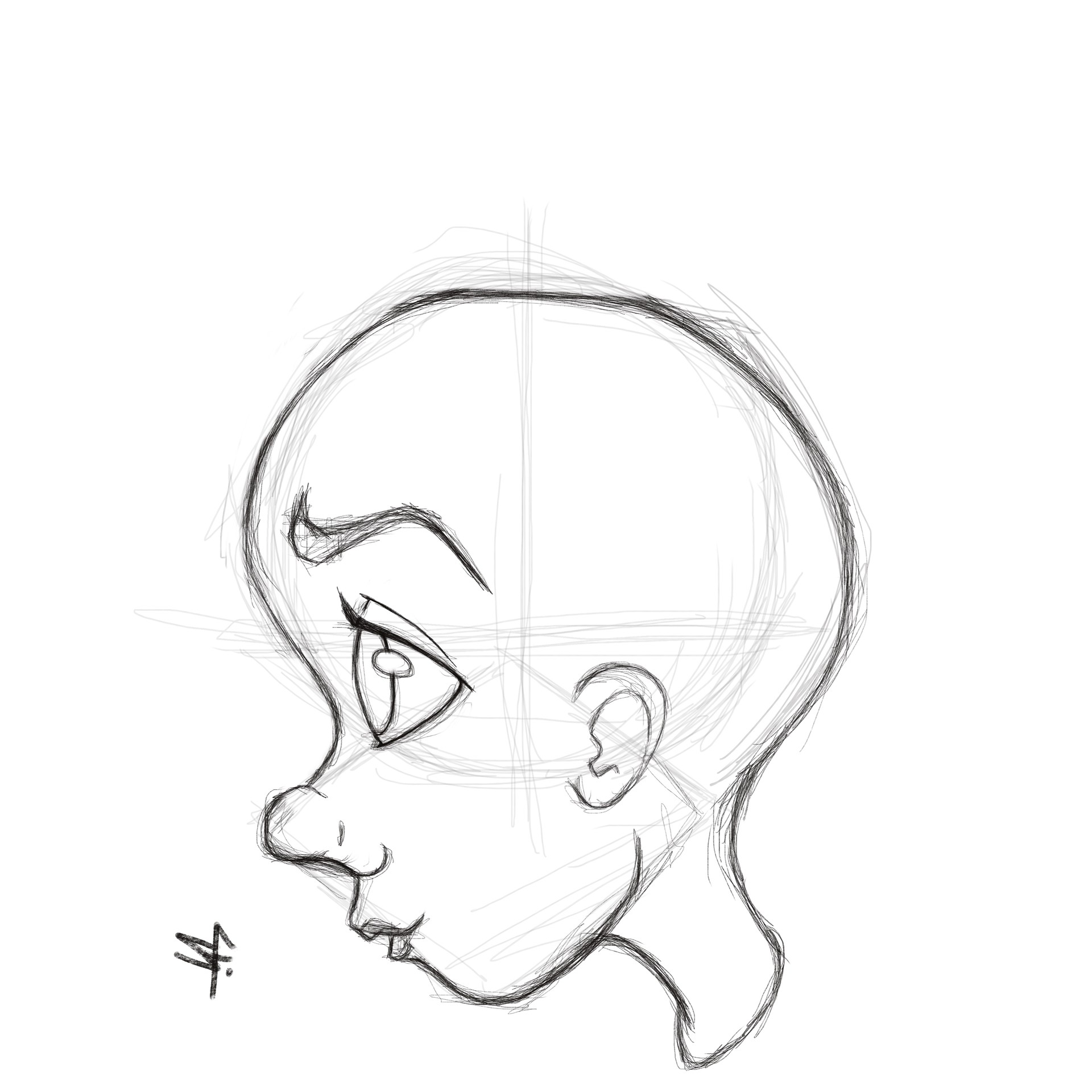 how to draw disney style face