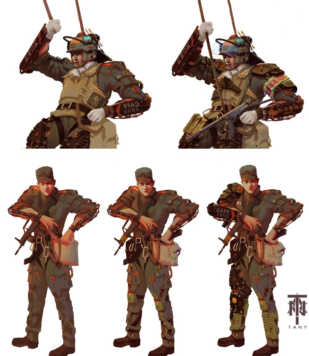ArtStation - Chinese armed police
