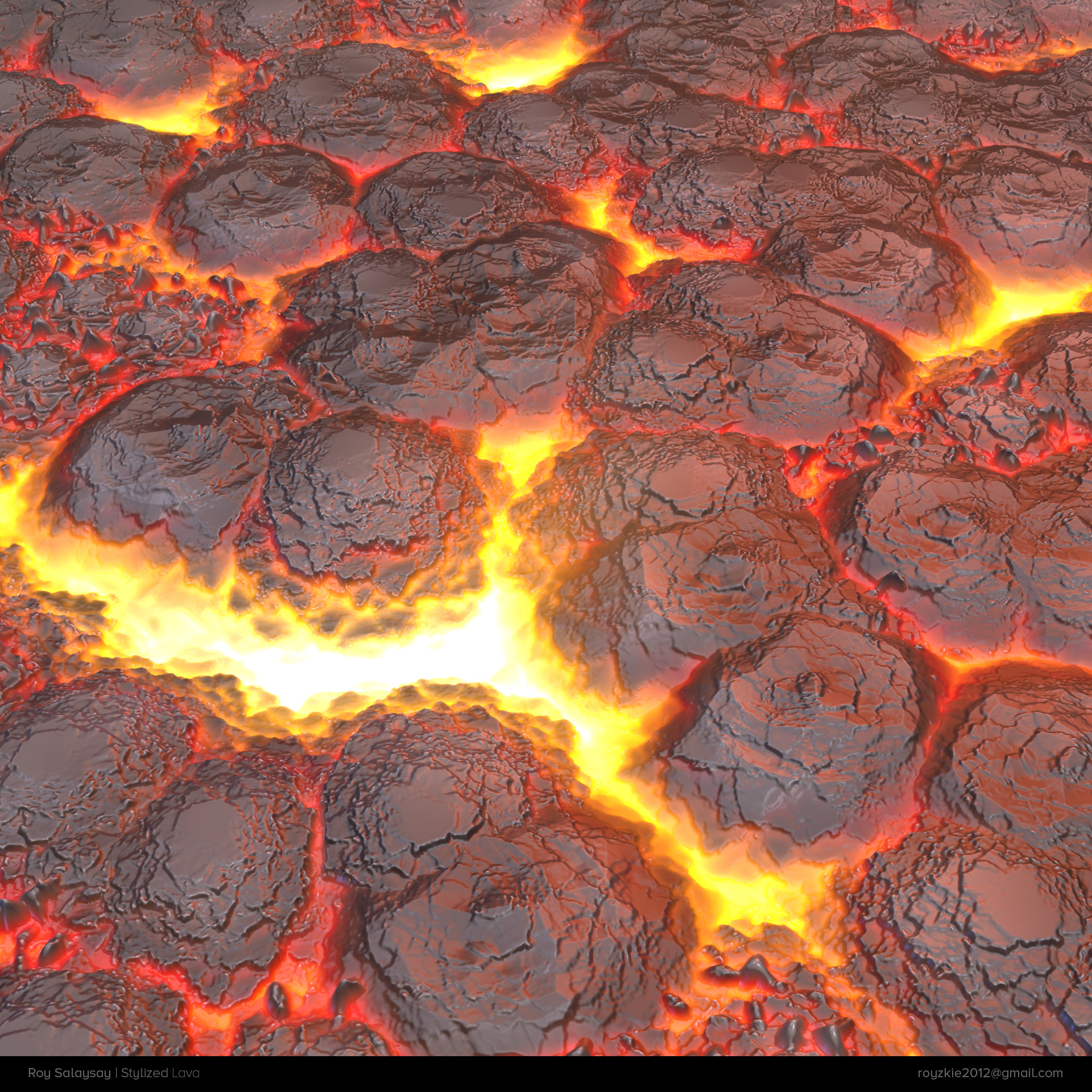 Roy Salaysay - Substance Designer - Stylized Lava