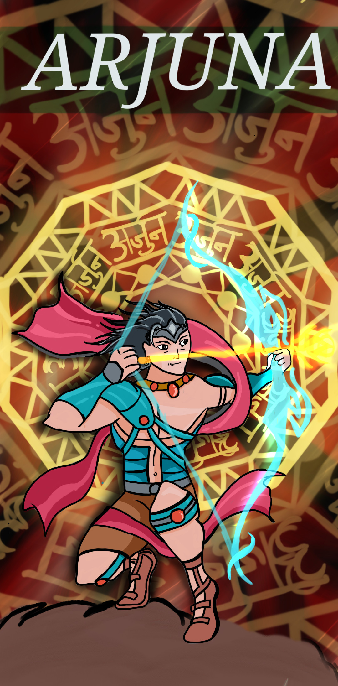 ArtStation - Kid Arjuna - The Prince who Promised to be great warrior.