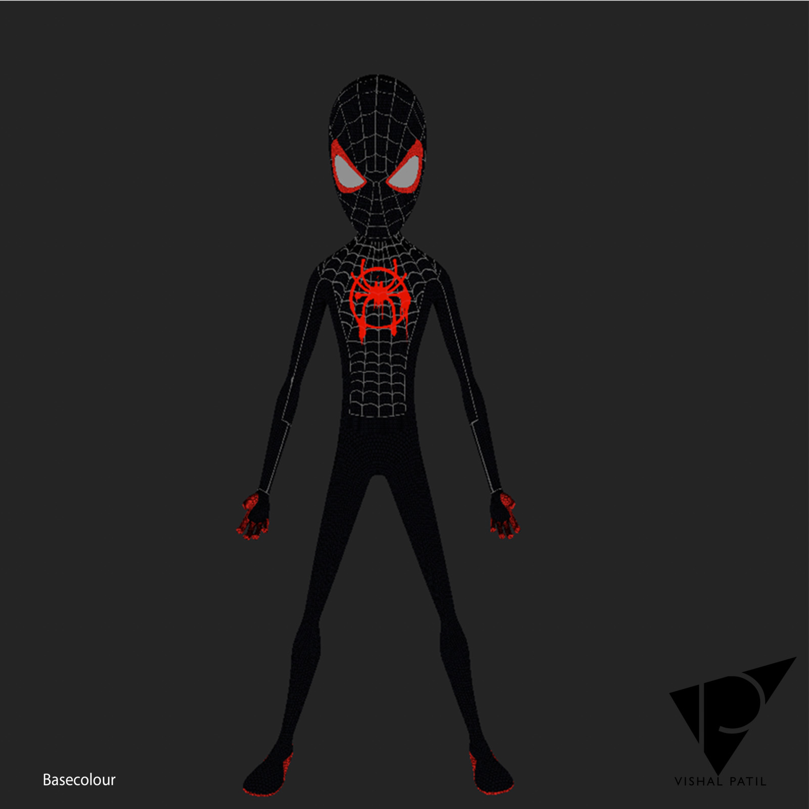 vishal patil - Spider-Man: Into the Spider-Verse=Miles Morales concept