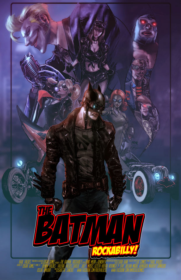 ArtStation - Batman rockabilly fanart