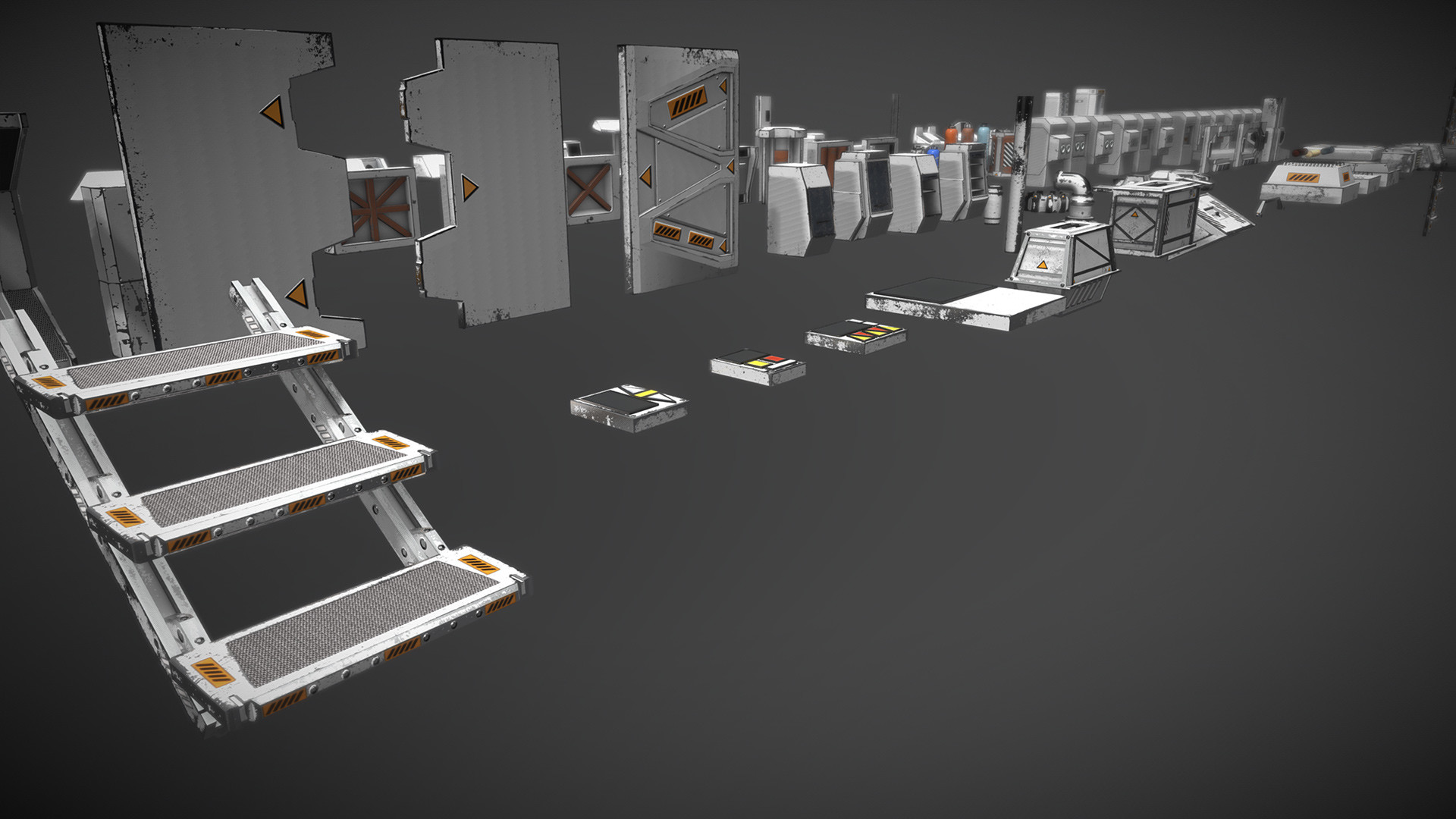 Shaun Williams - Retro Sci-fi Modular Environment Kitbash