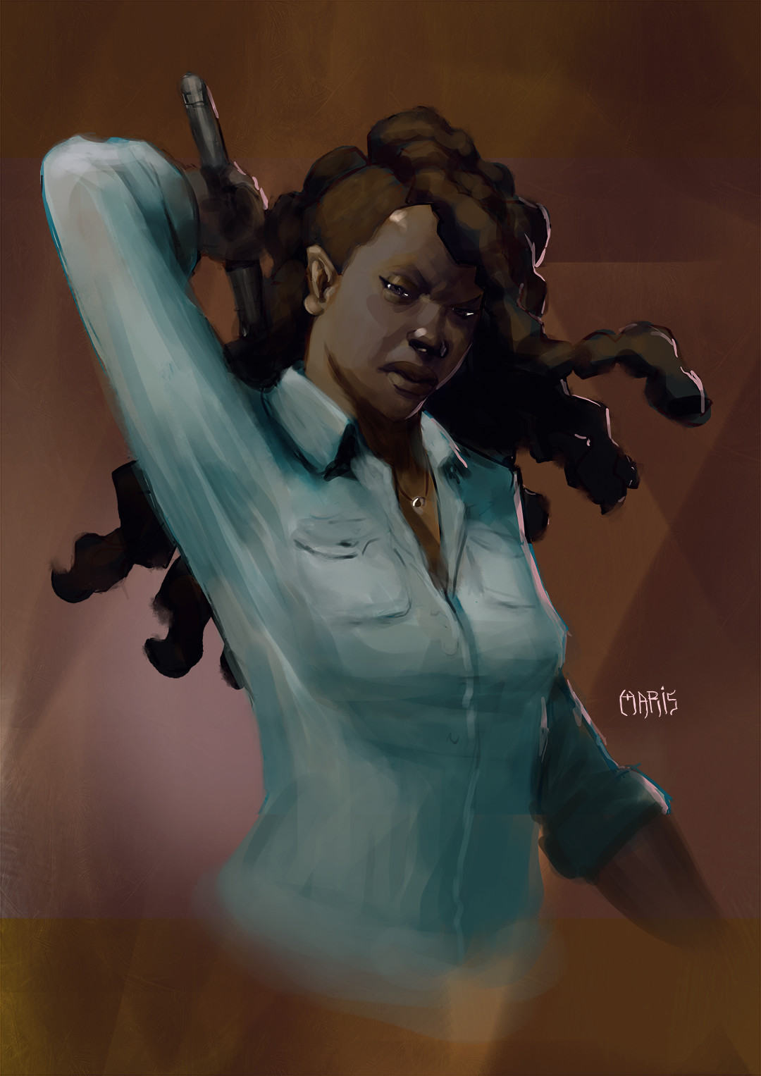 ArtStation - Michonne Fan Art
