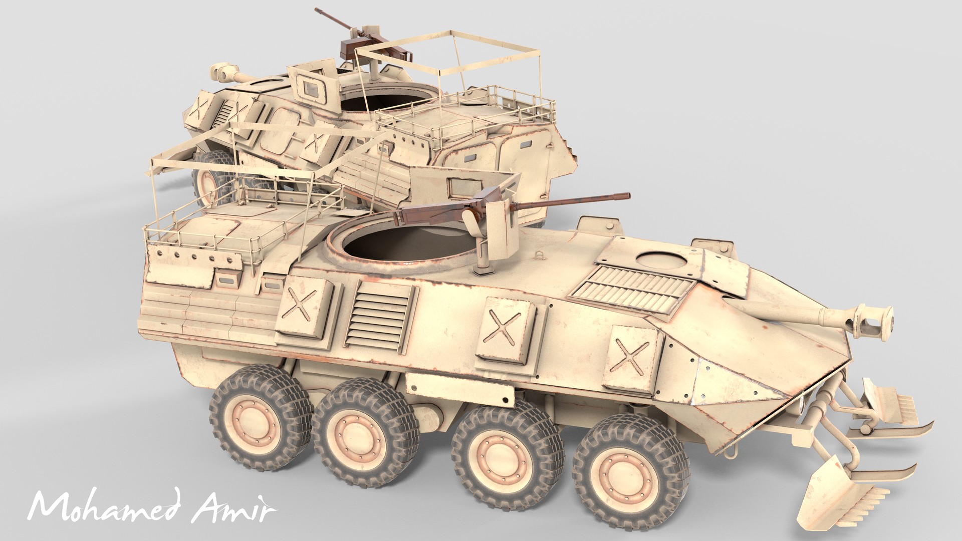 ArtStation - Apocalyptic LAV-25.