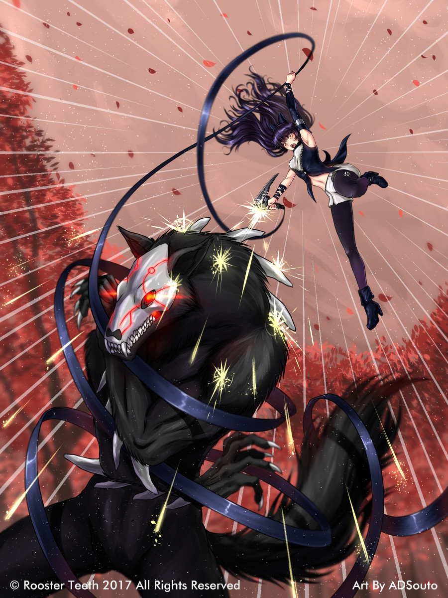 ADSouto - RWBY: Combat Ready - Blake Belladonna Cards