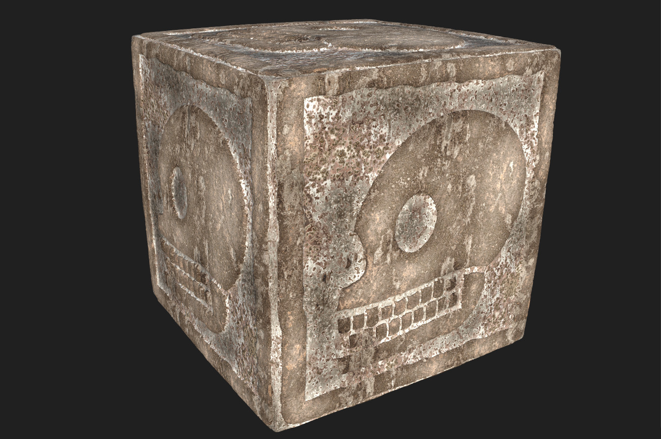 ArtStation - Maya inspired skull tiles