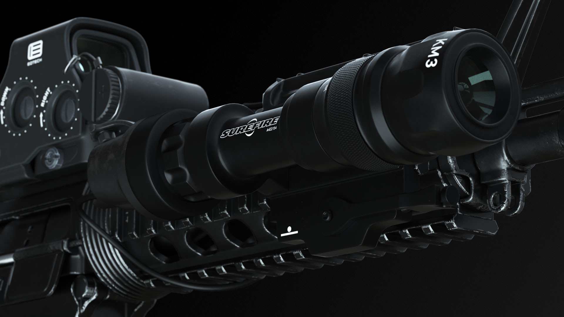 muen - M4 /EOtech MAGPUL SUREFIRE (high poly)