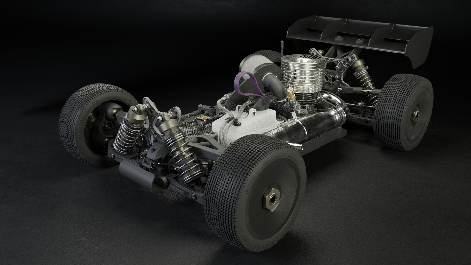 ArtStation - 1/8 R/c Buggy car WIP