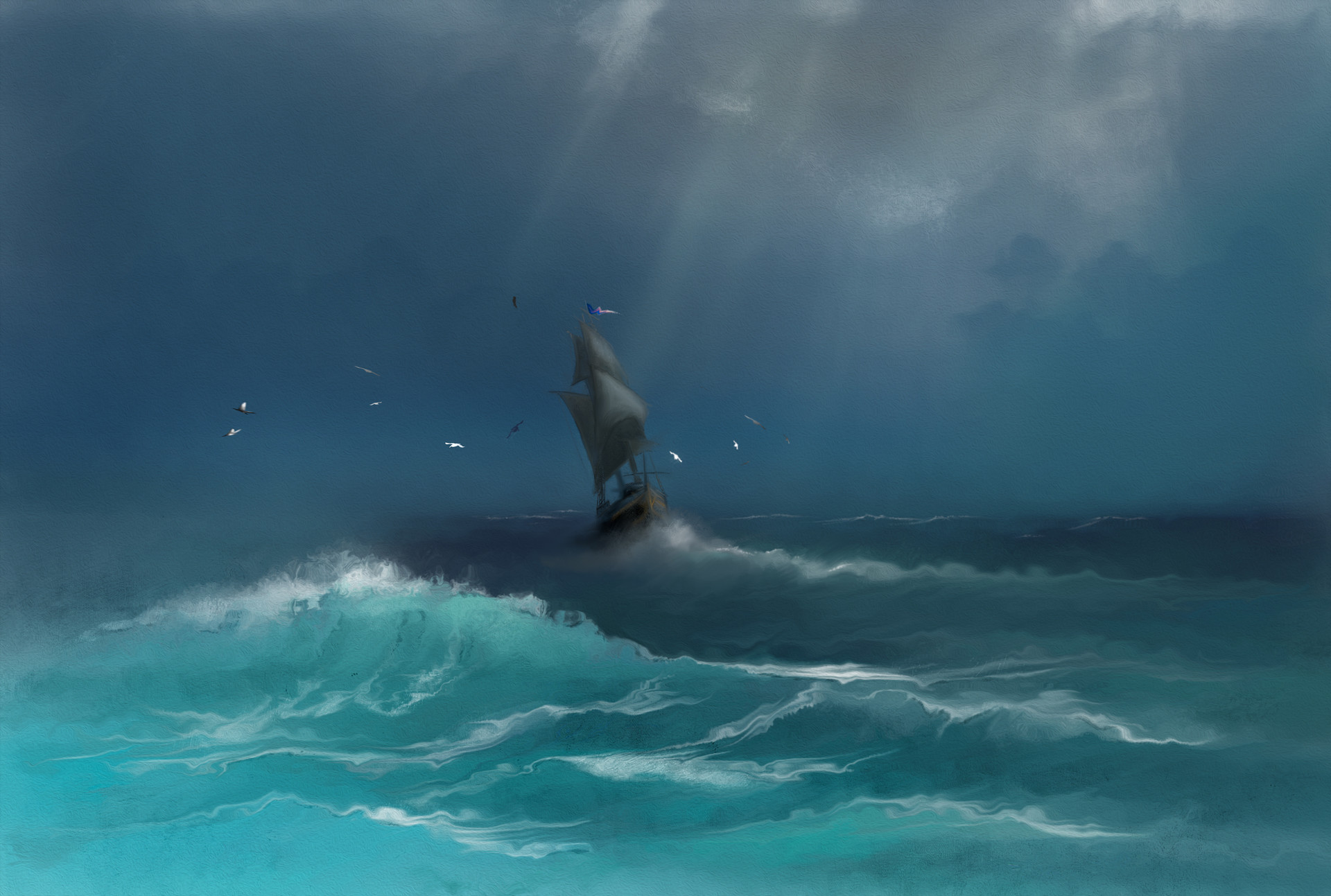 ArtStation - Blue Storm