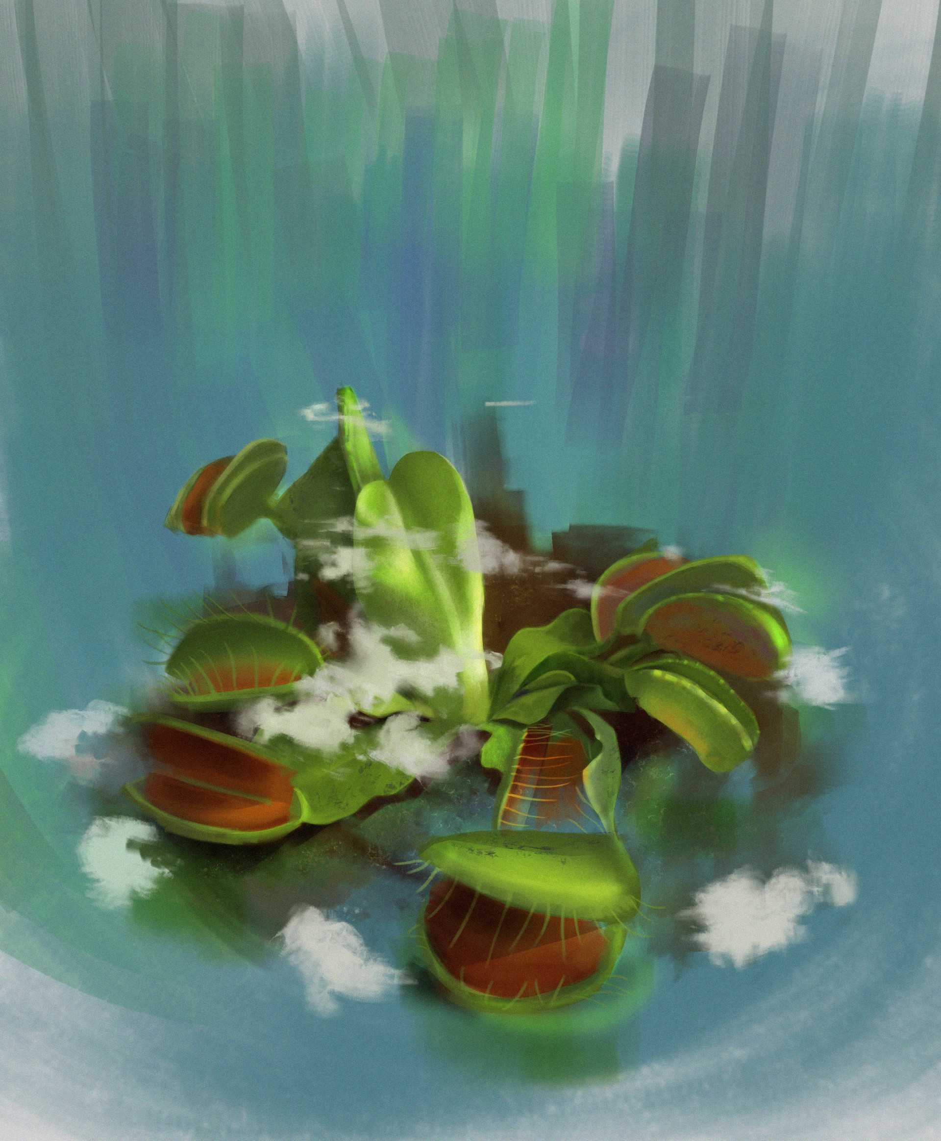 ArtStation - COLOR STUDY(Venus Flytrap)