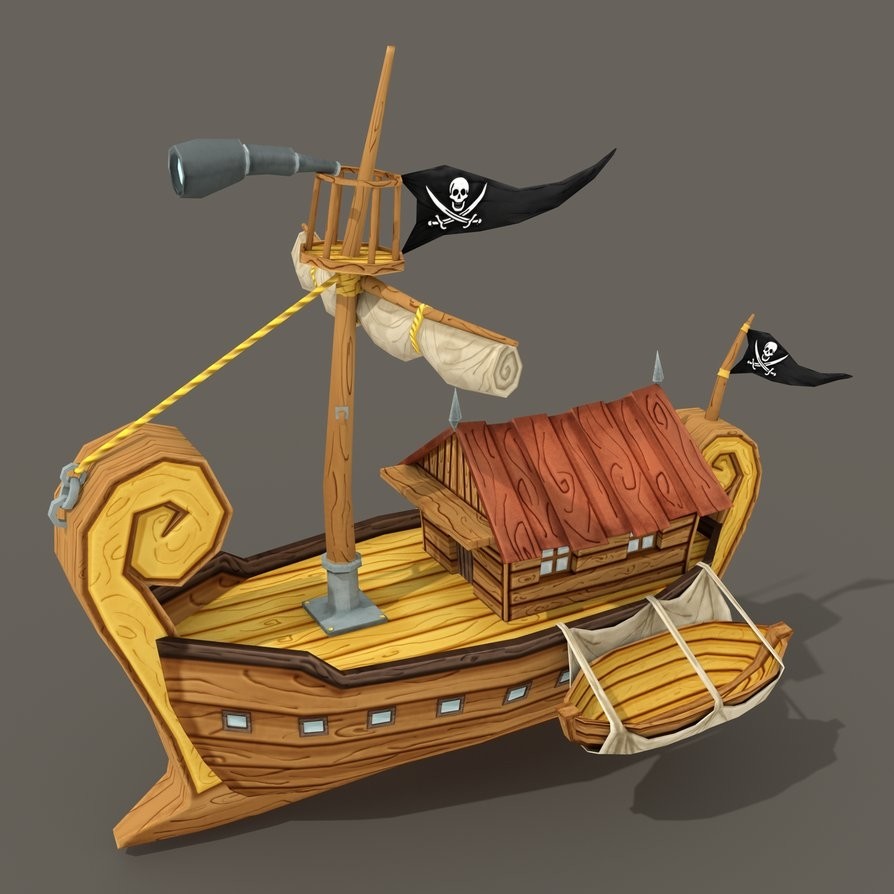 ArtStation - Cartoon Ship