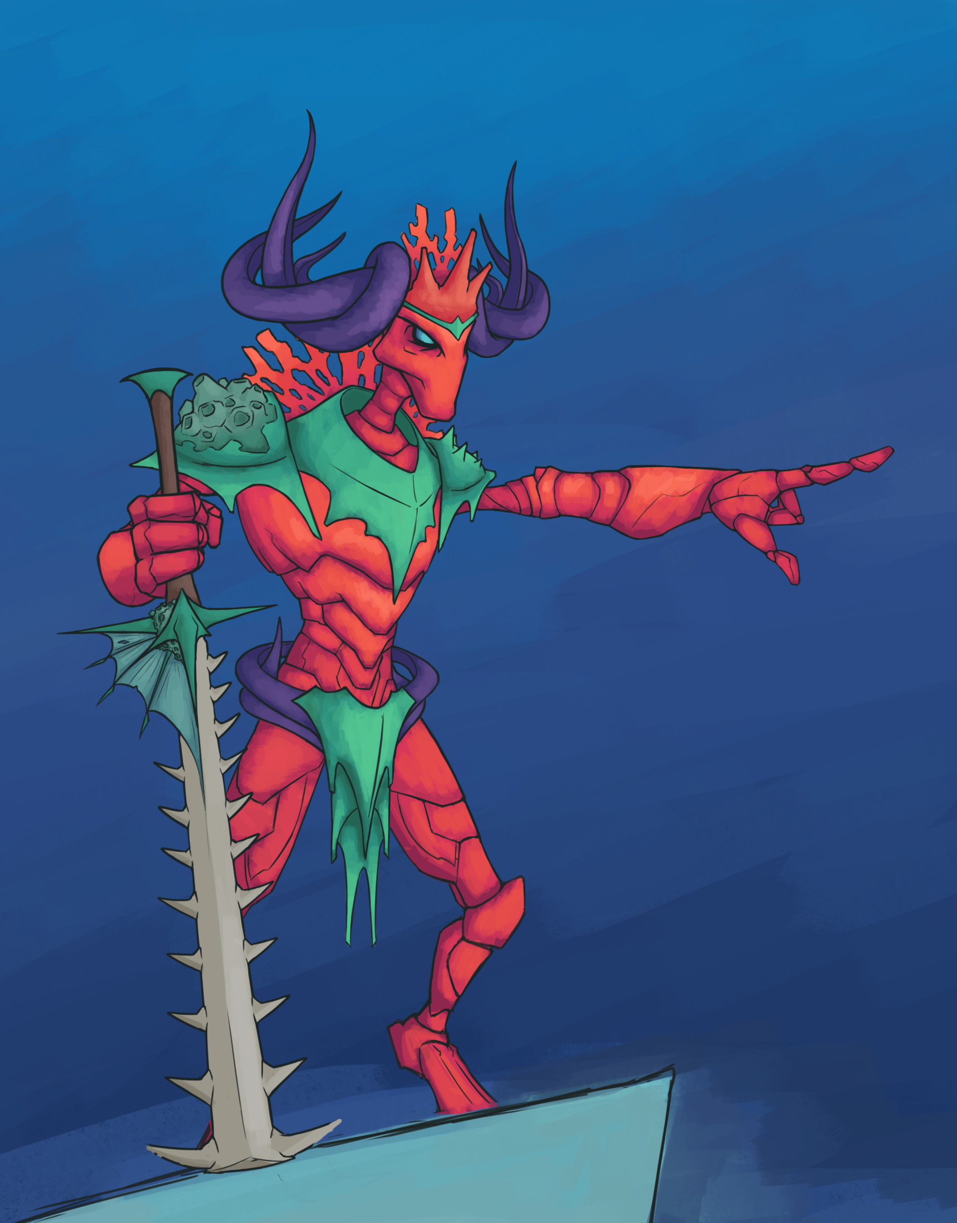 ArtStation - The Anthozoa King