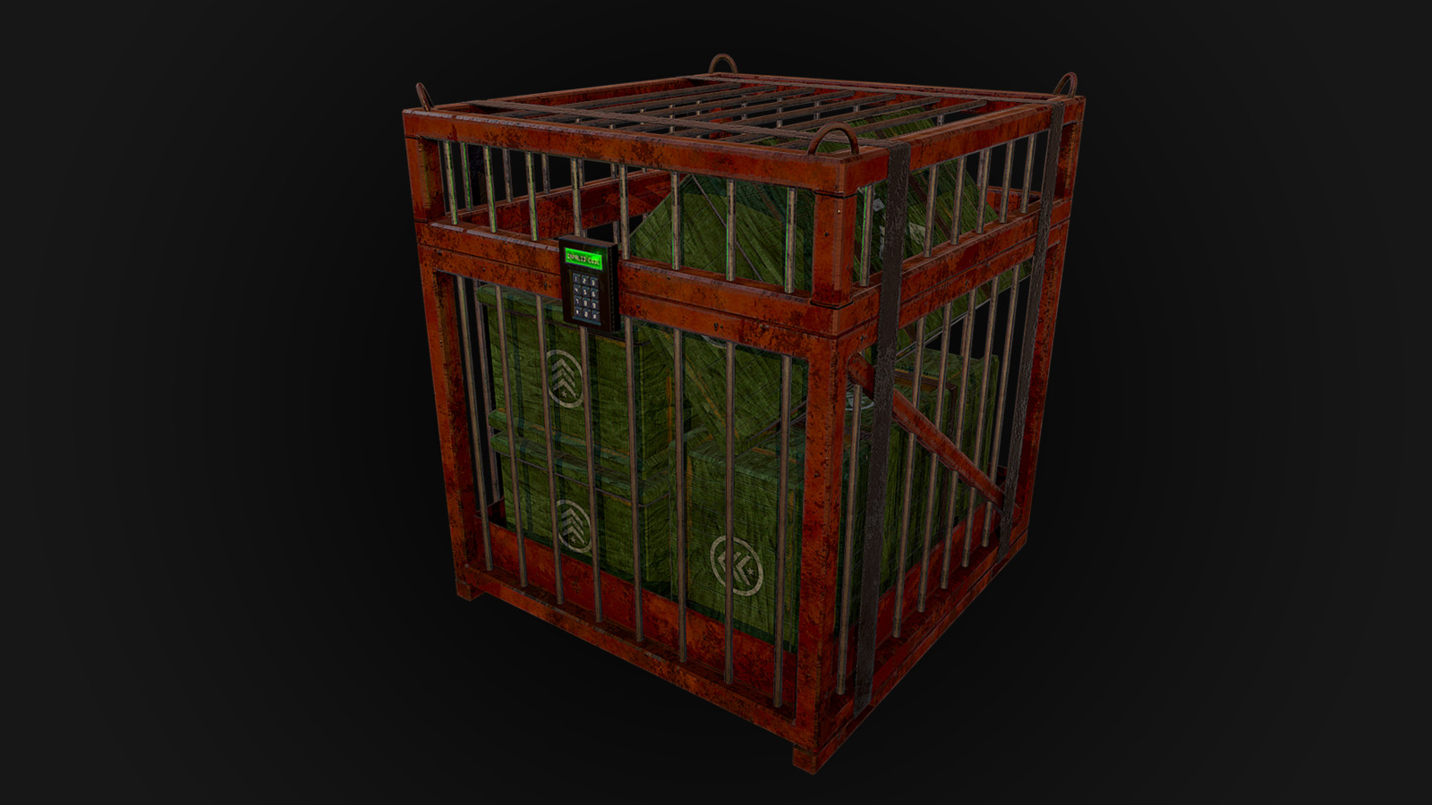 Alex Hall - Rust - Locked Storage Crate - Fan-Art