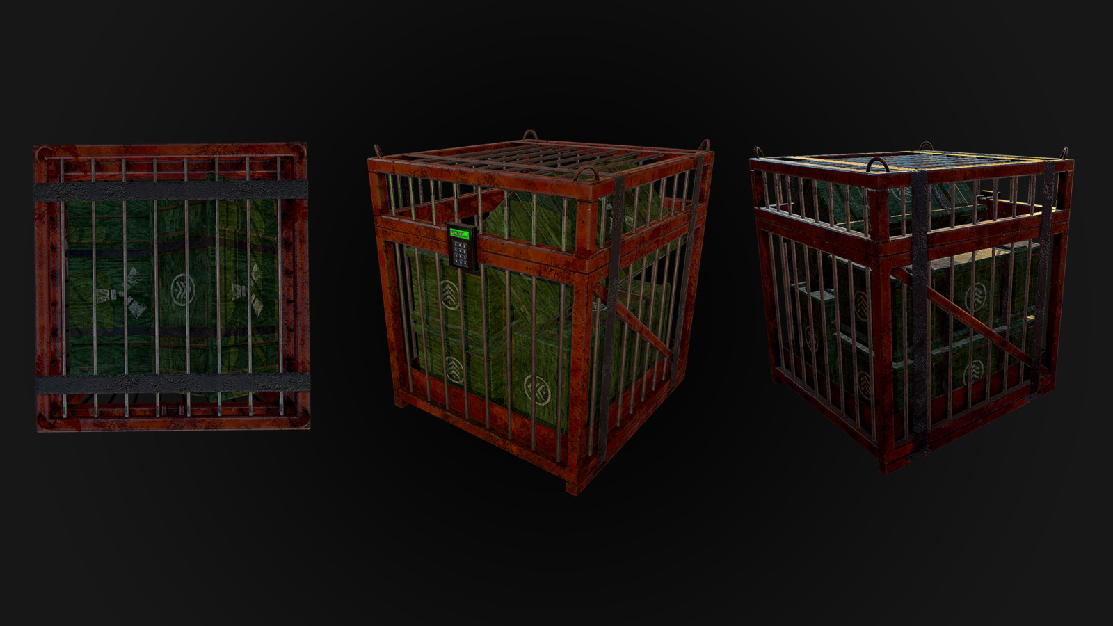 Alex Hall - Rust - Locked Storage Crate - Fan-Art