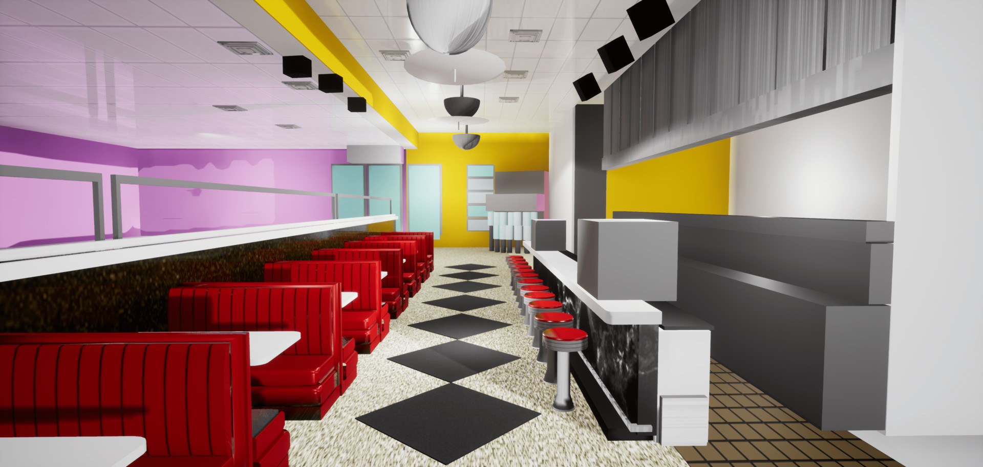 ArtStation - Ed Debevic's in Chicago, Illinnois