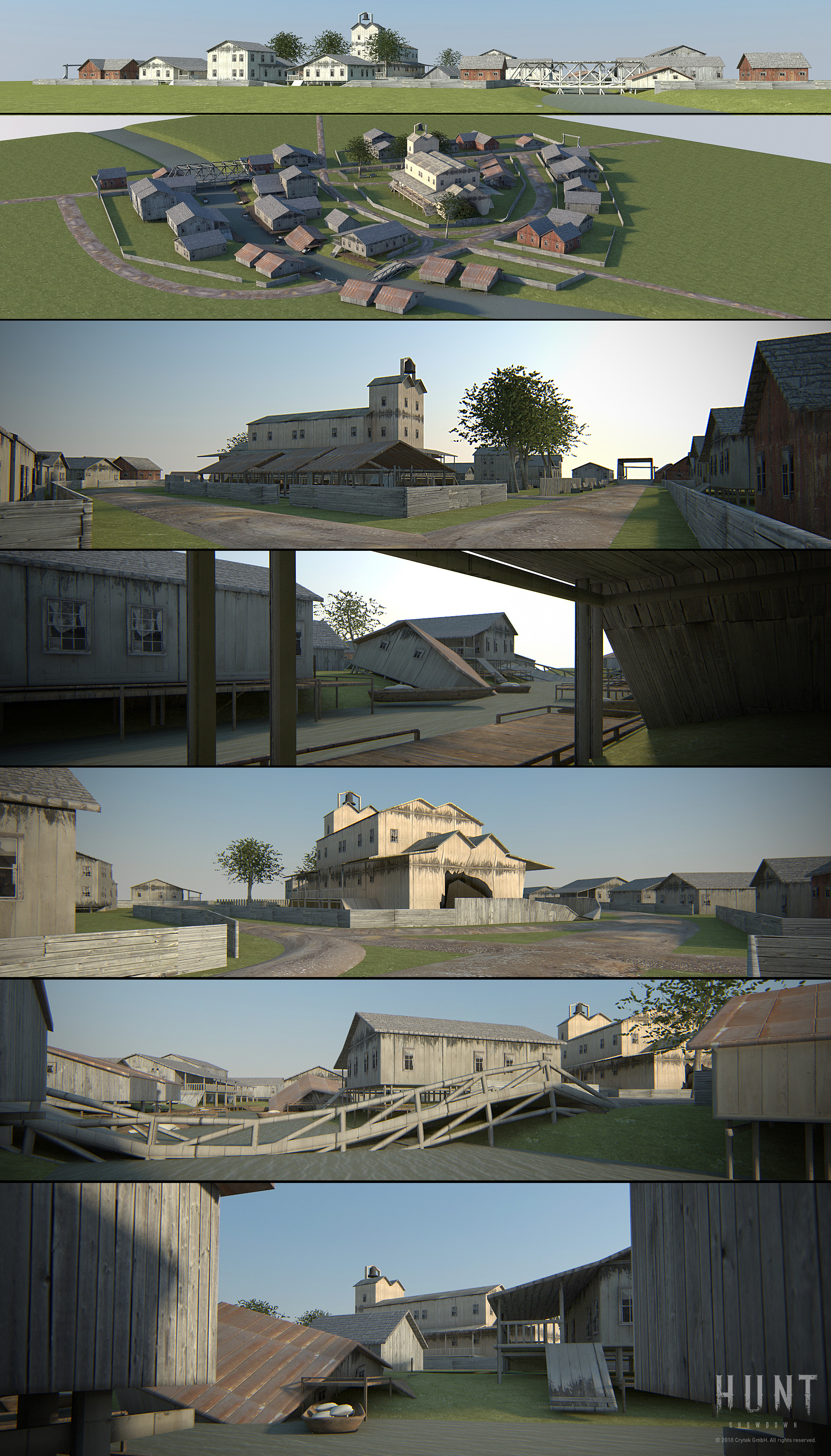 Ivan Tantsiura - HUNT: Showdown - Lawson Delta compounds concept.