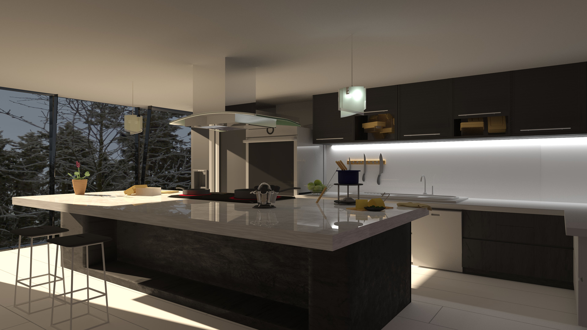 ArtStation - Kitchen ARCHVIZ