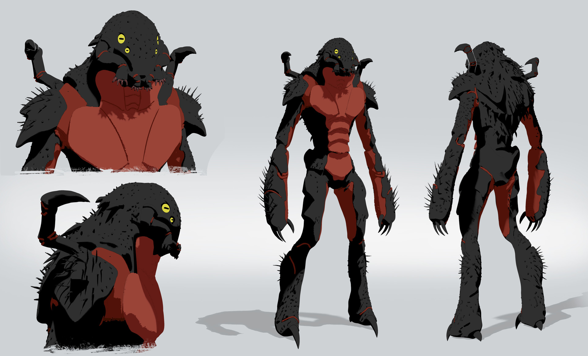 ArtStation - Aliens concept for personal comics project