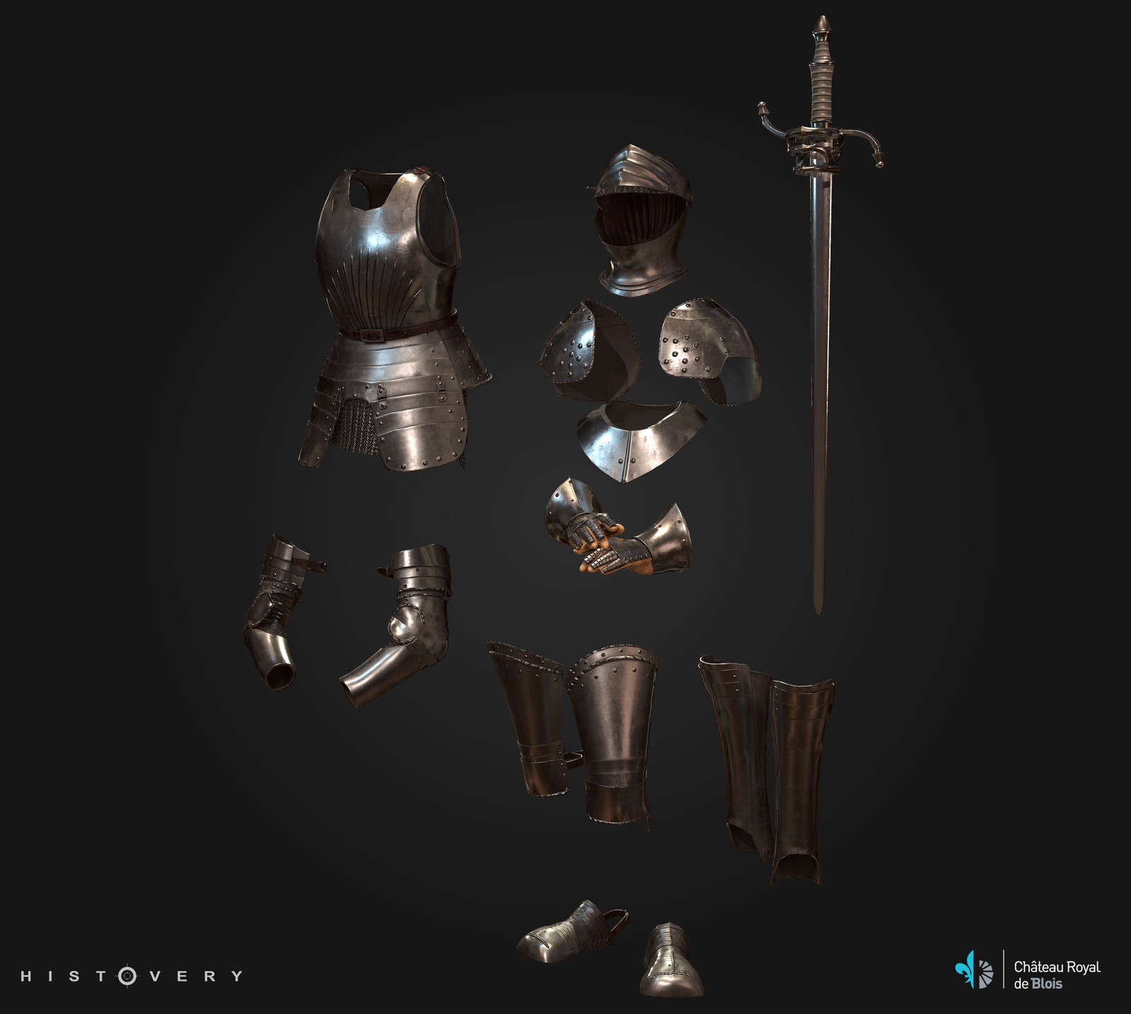 Damien Brisson - Knight Armor, Castle of Blois (France)