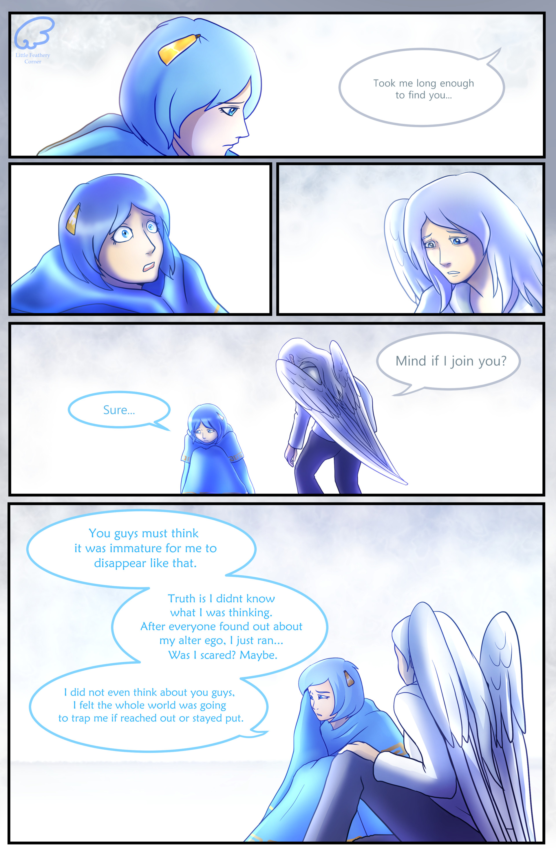 ArtStation - Two page comic #3 [Original characters]