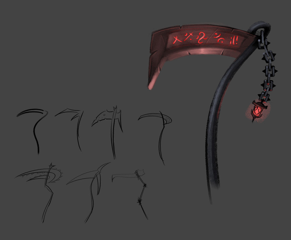 ArtStation - Blood Iron Sythe