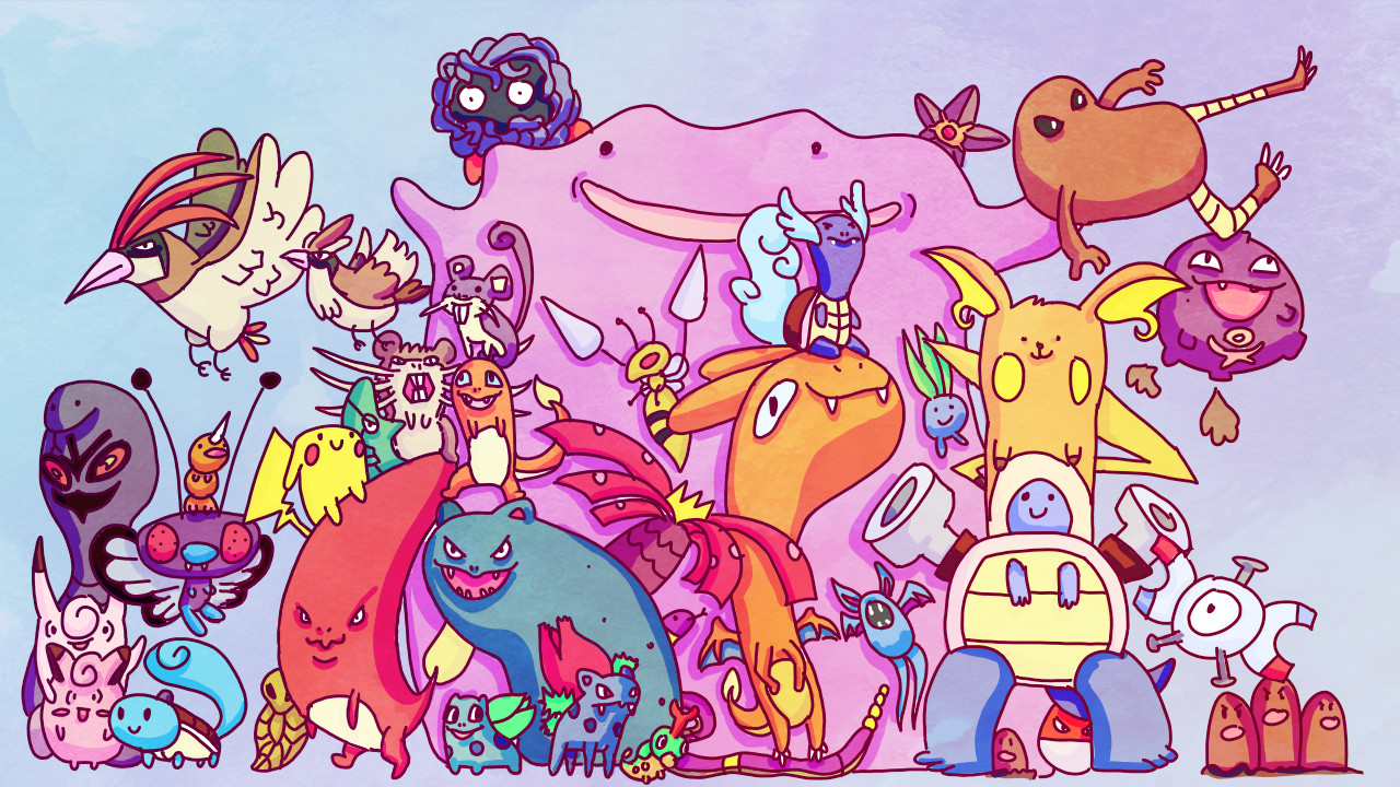 ArtStation - Ditto and friends