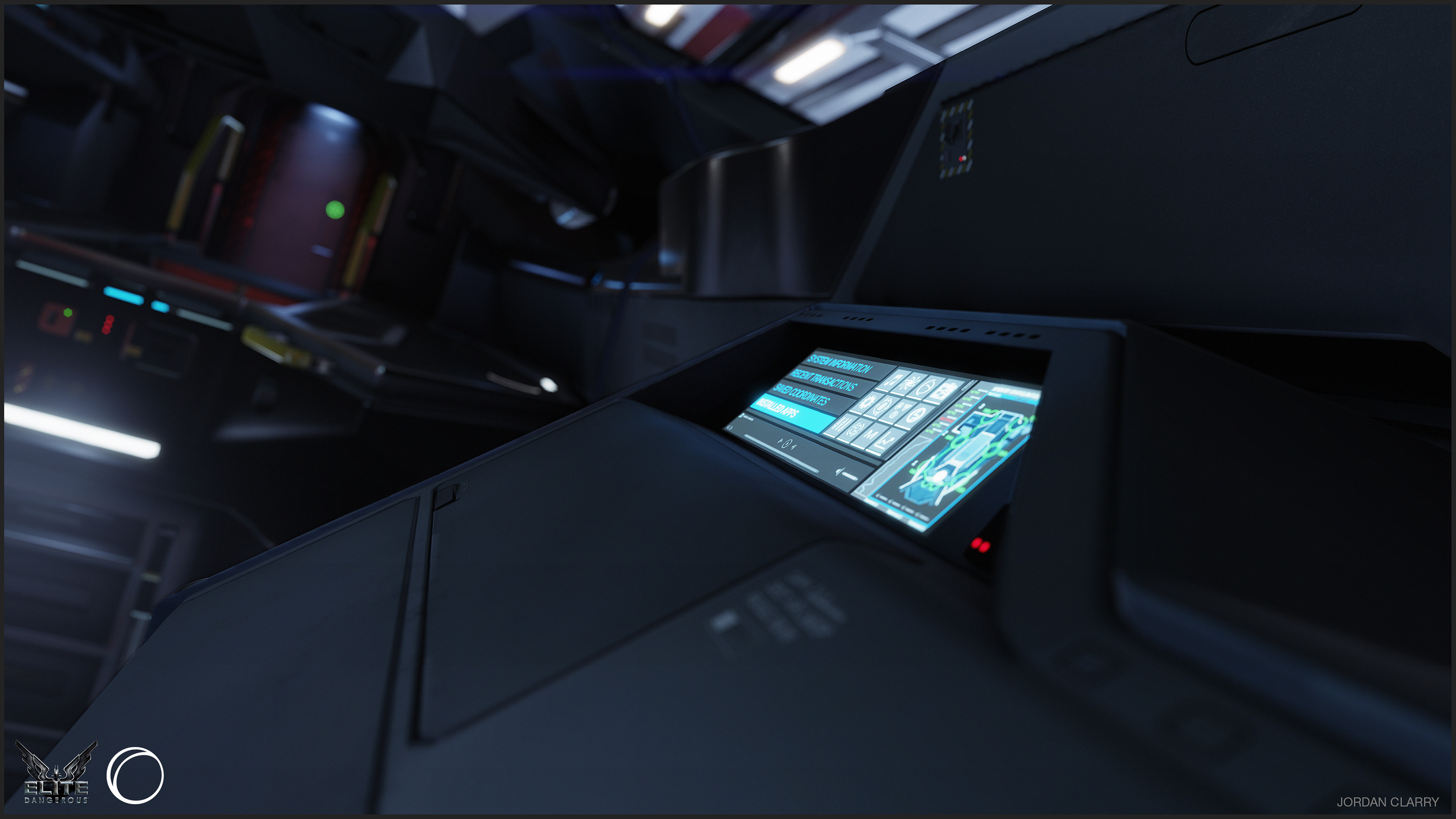 Jordan Clarry additional work - Mamba cockpit - Elite Dangerous