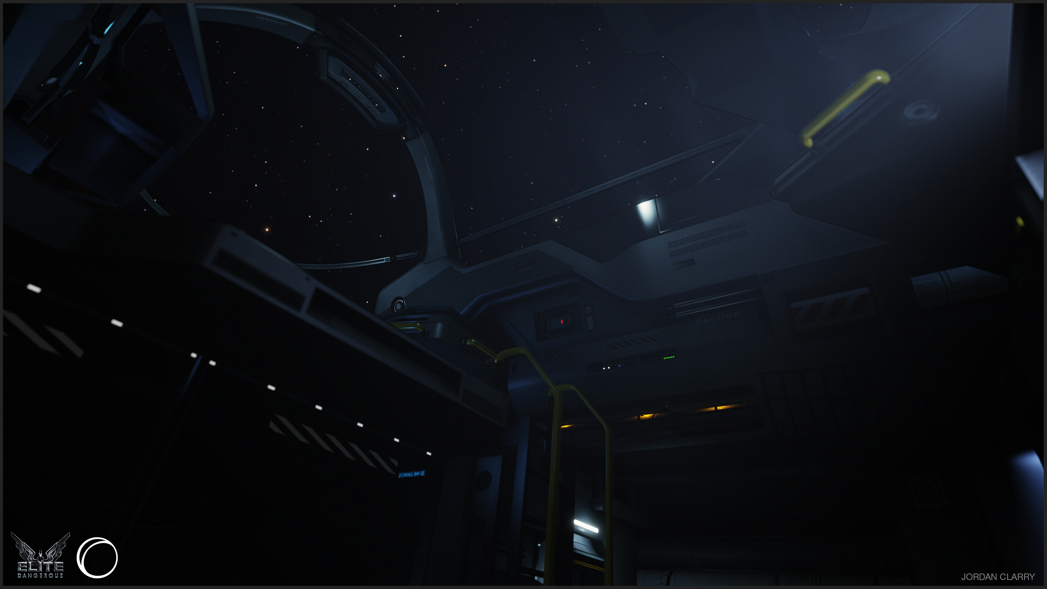 Jordan Clarry additional work - Mamba cockpit - Elite Dangerous