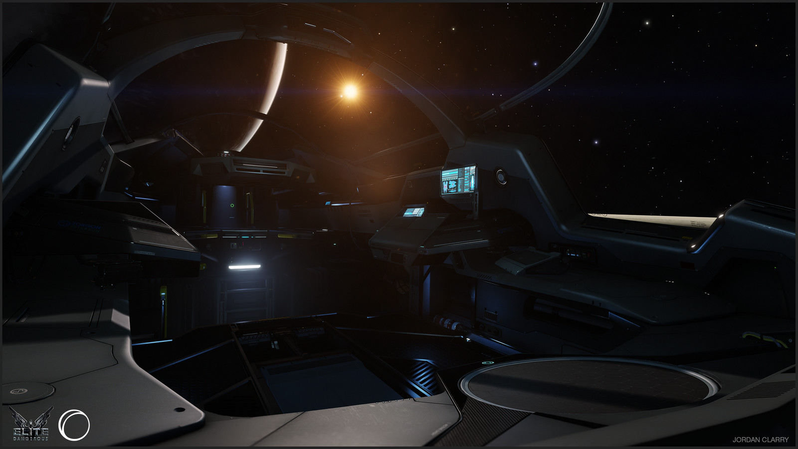 Jordan Clarry - Mamba cockpit - Elite Dangerous