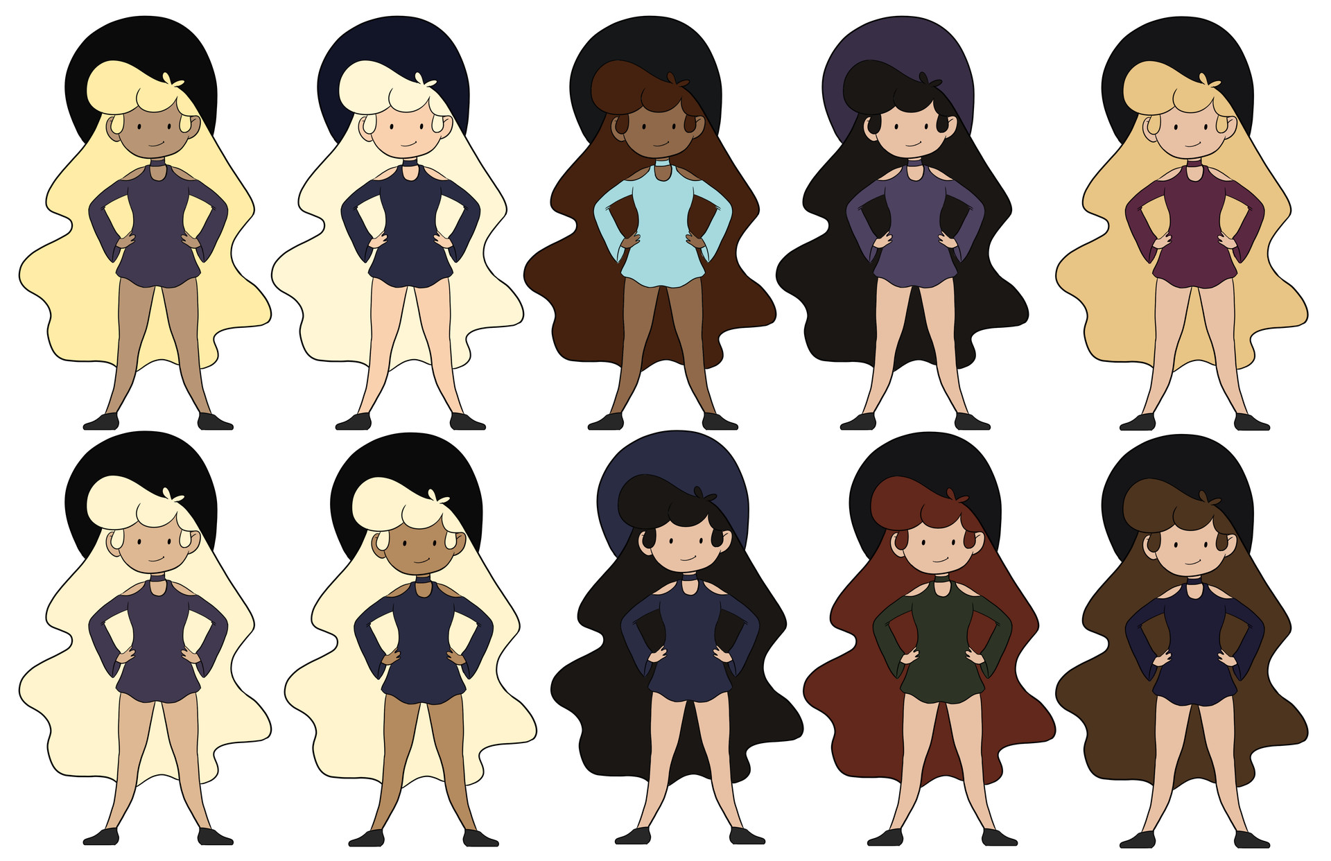 ArtStation - Luna Color Tests