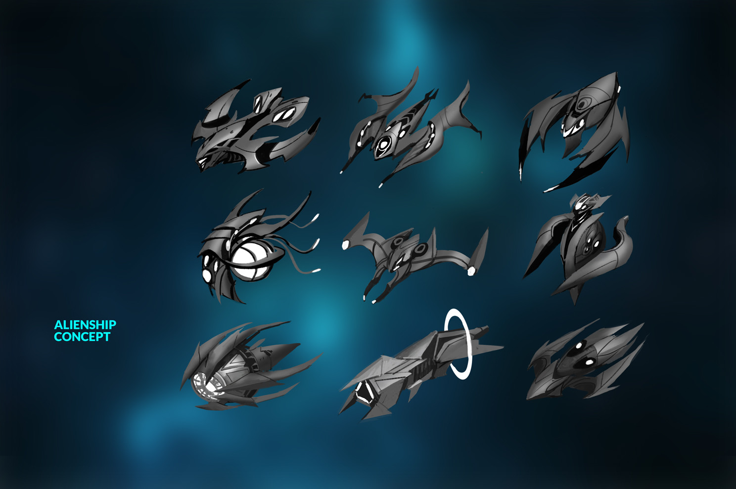 Battleship Alien Ship Design