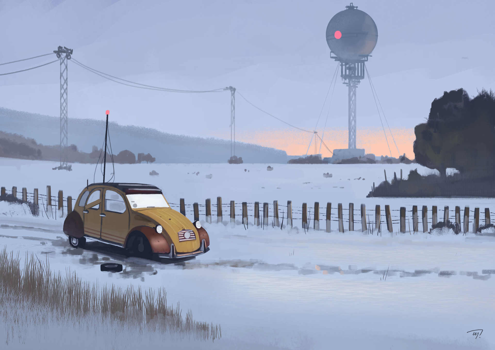 ArtStation - Flat Tyre