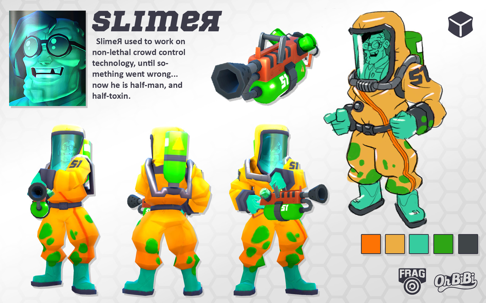 Oh BiBi Art - SLIMEЯ // Frag Pro Shooter Character