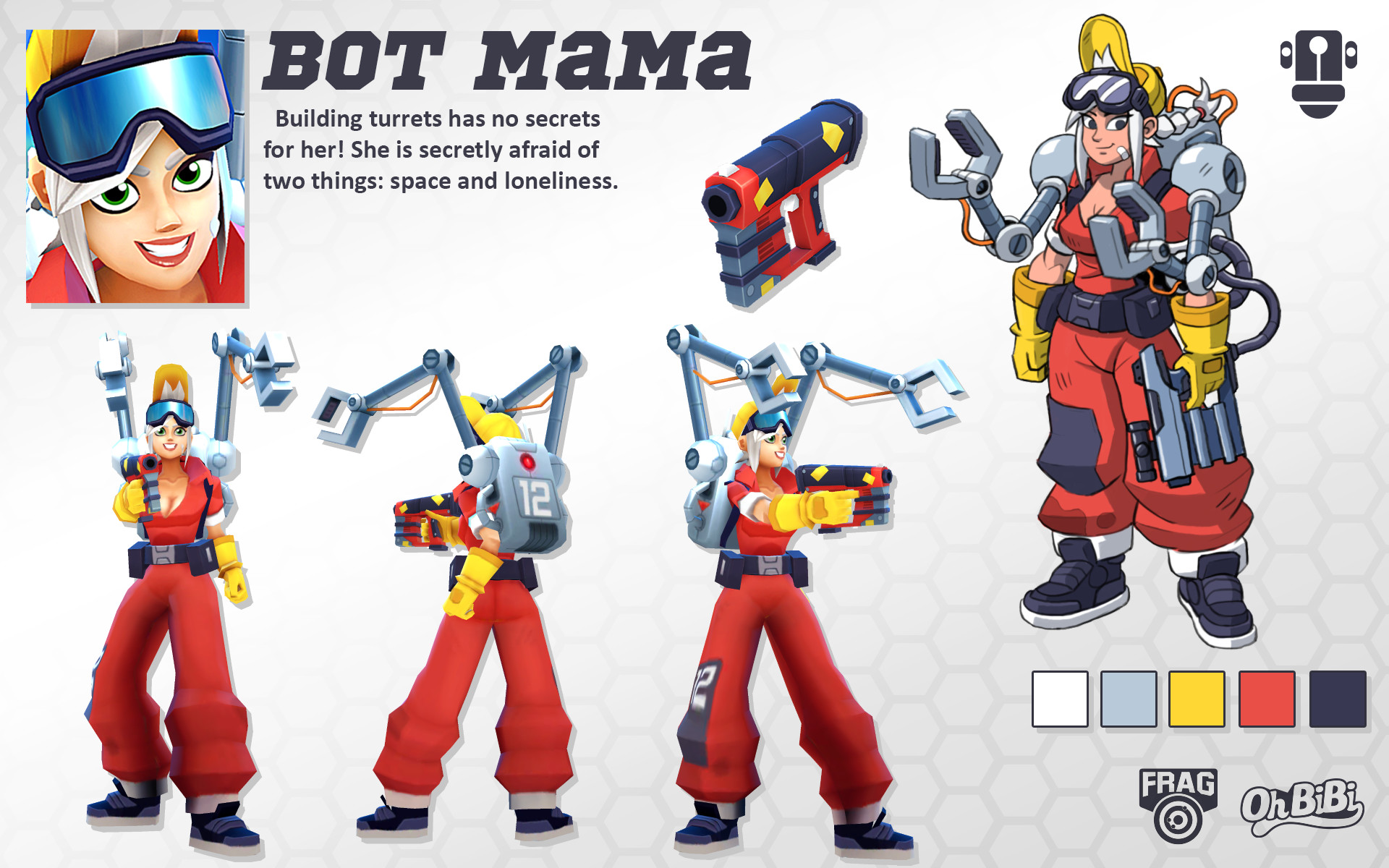 ArtStation - BOT MAMA // Frag Pro Shooter Character