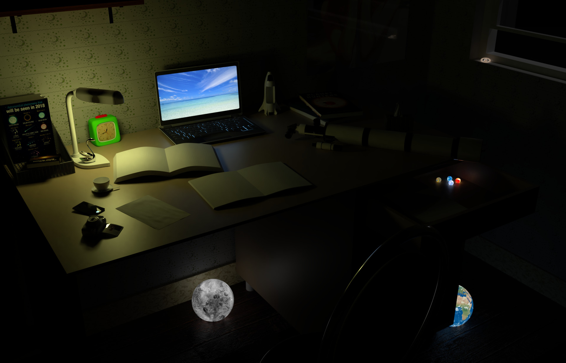 ArtStation - galaxy table