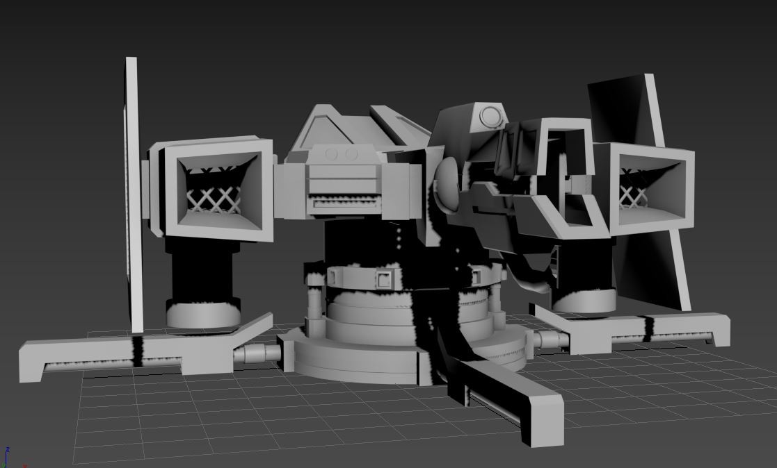 ArtStation - Unused Concept Turret 2