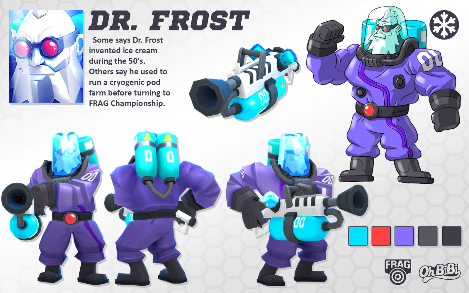 Oh BiBi Art - DR. FROST // Frag Pro Shooter Character