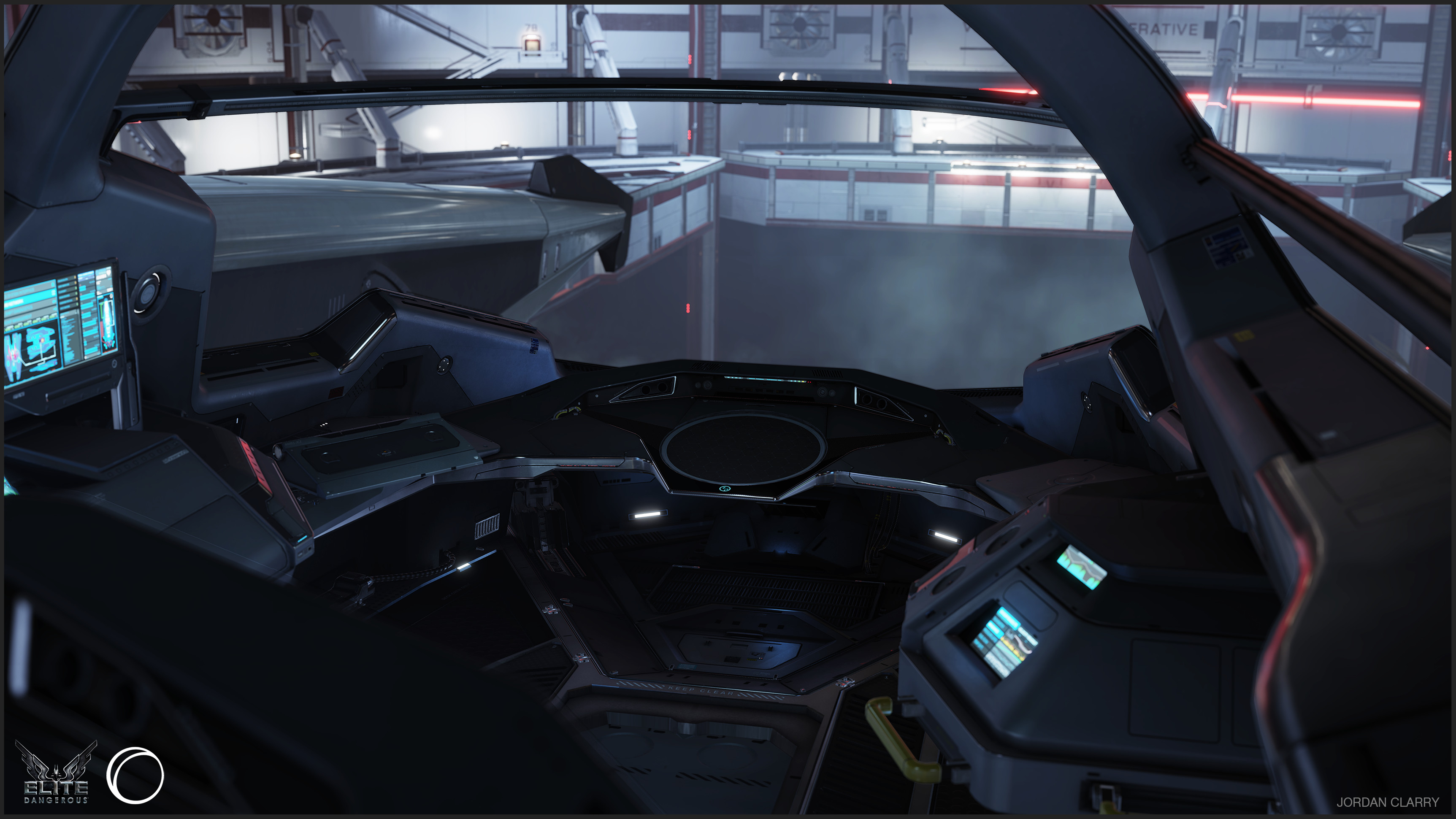 Jordan Clarry additional work - Mamba cockpit - Elite Dangerous