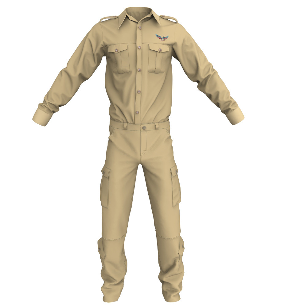 Camille Kleinman - Marvelous Designer Military Officer Clothing