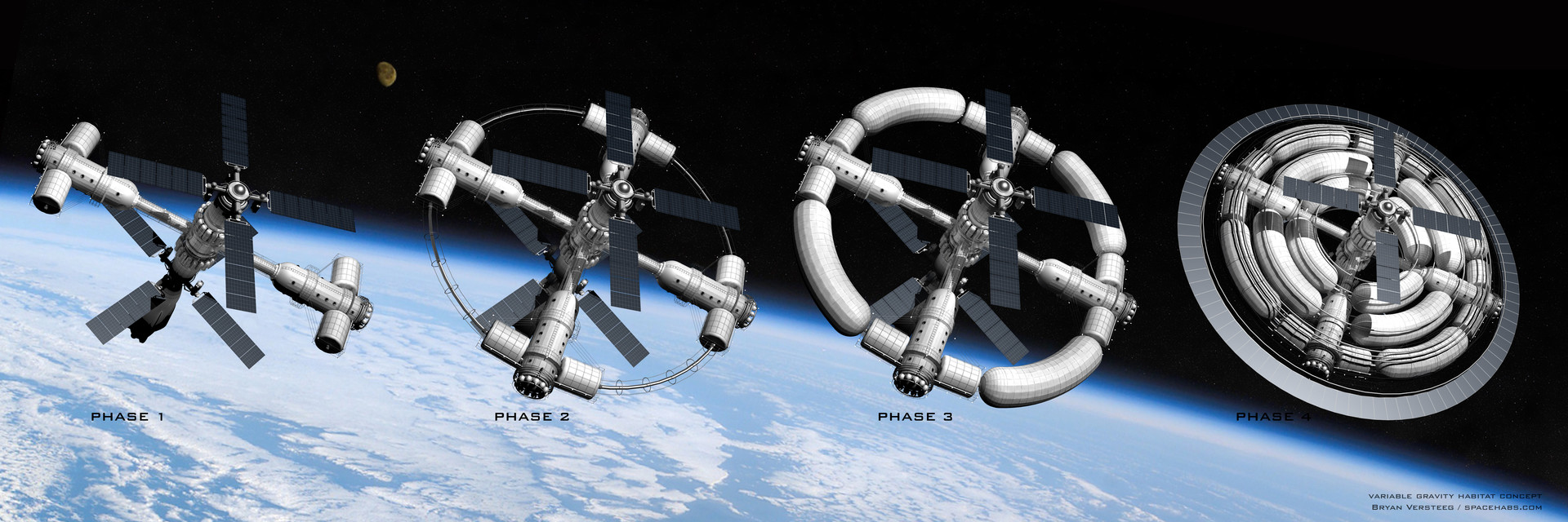 ArtStation - Phased development of a variable gravity structure