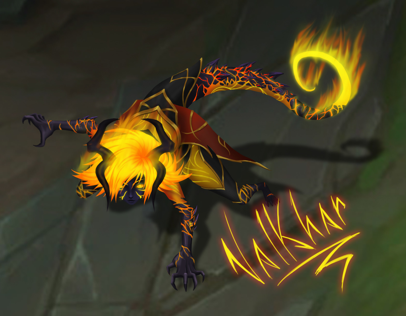 ArtStation - Infernal Neeko