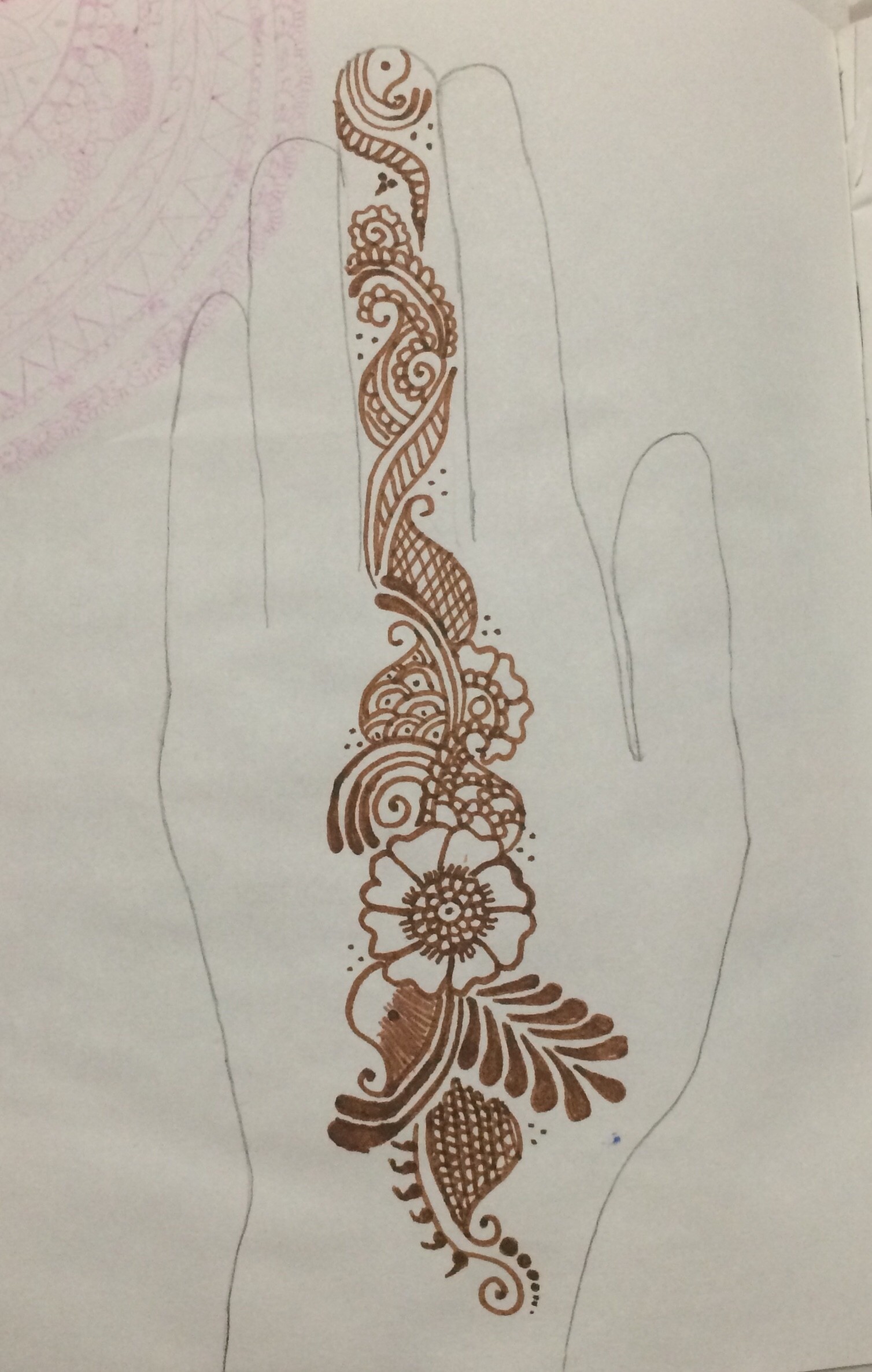 Simple Henna Designs Drawings