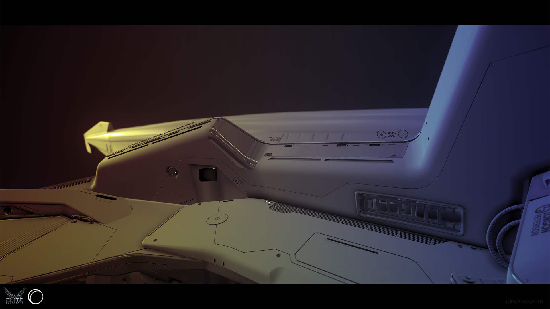 Jordan Clarry additional work - Mamba cockpit - Elite Dangerous