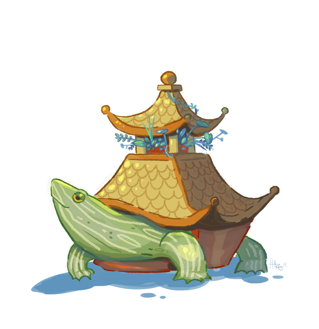 ArtStation - Japanese turtle