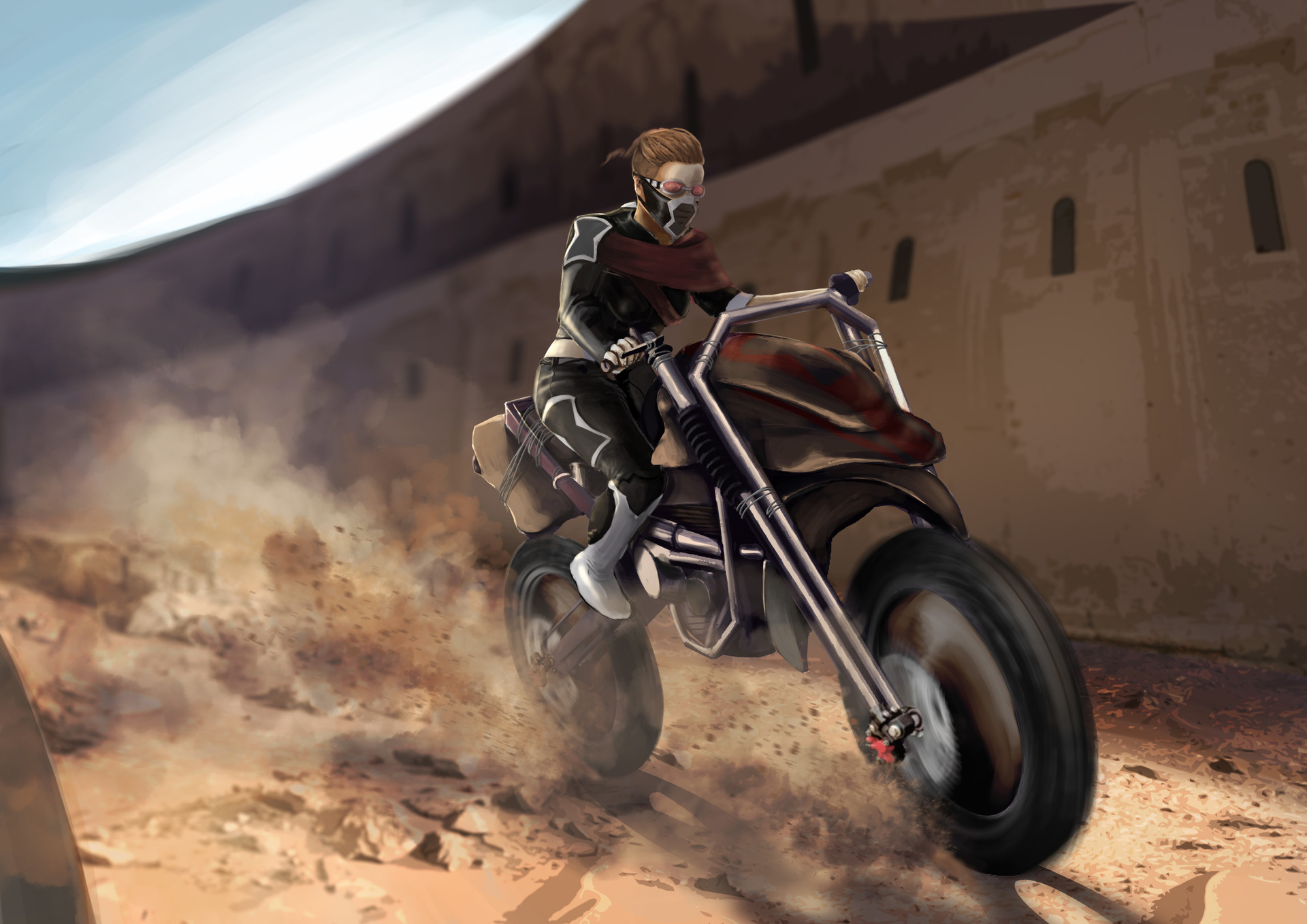 ArtStation - Biker