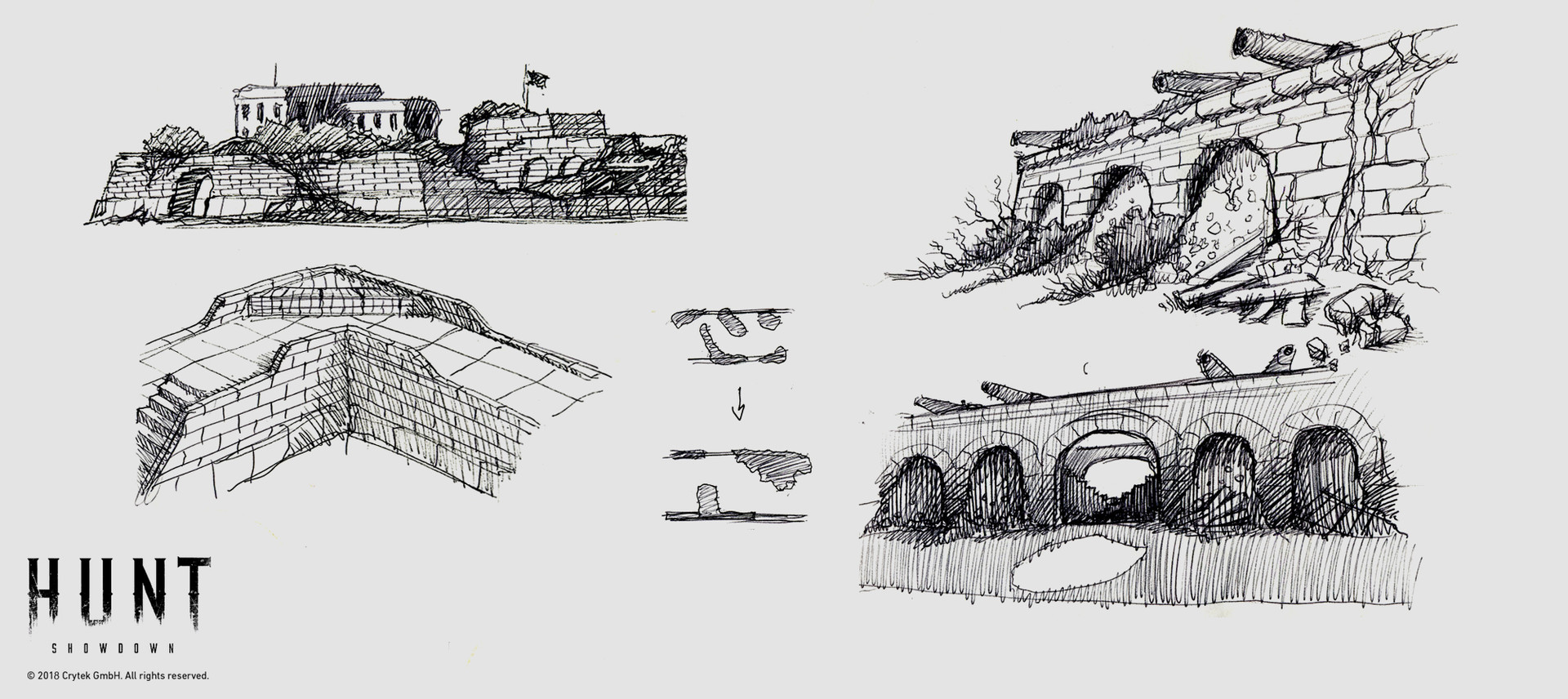 Ivan Tantsiura - HUNT: Showdown - Lawson Delta compounds concept.