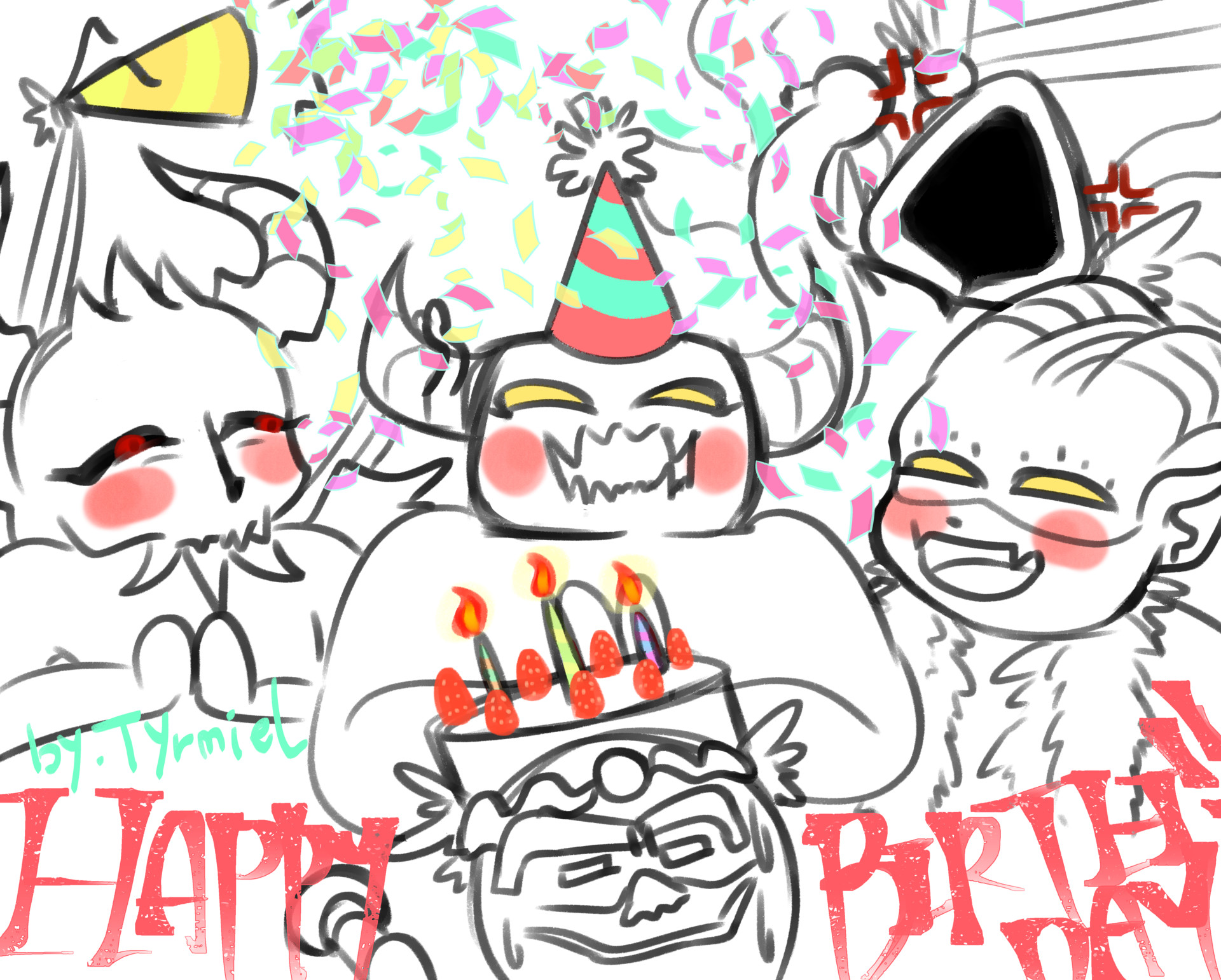 ArtStation - Diablo Happy birthday ver