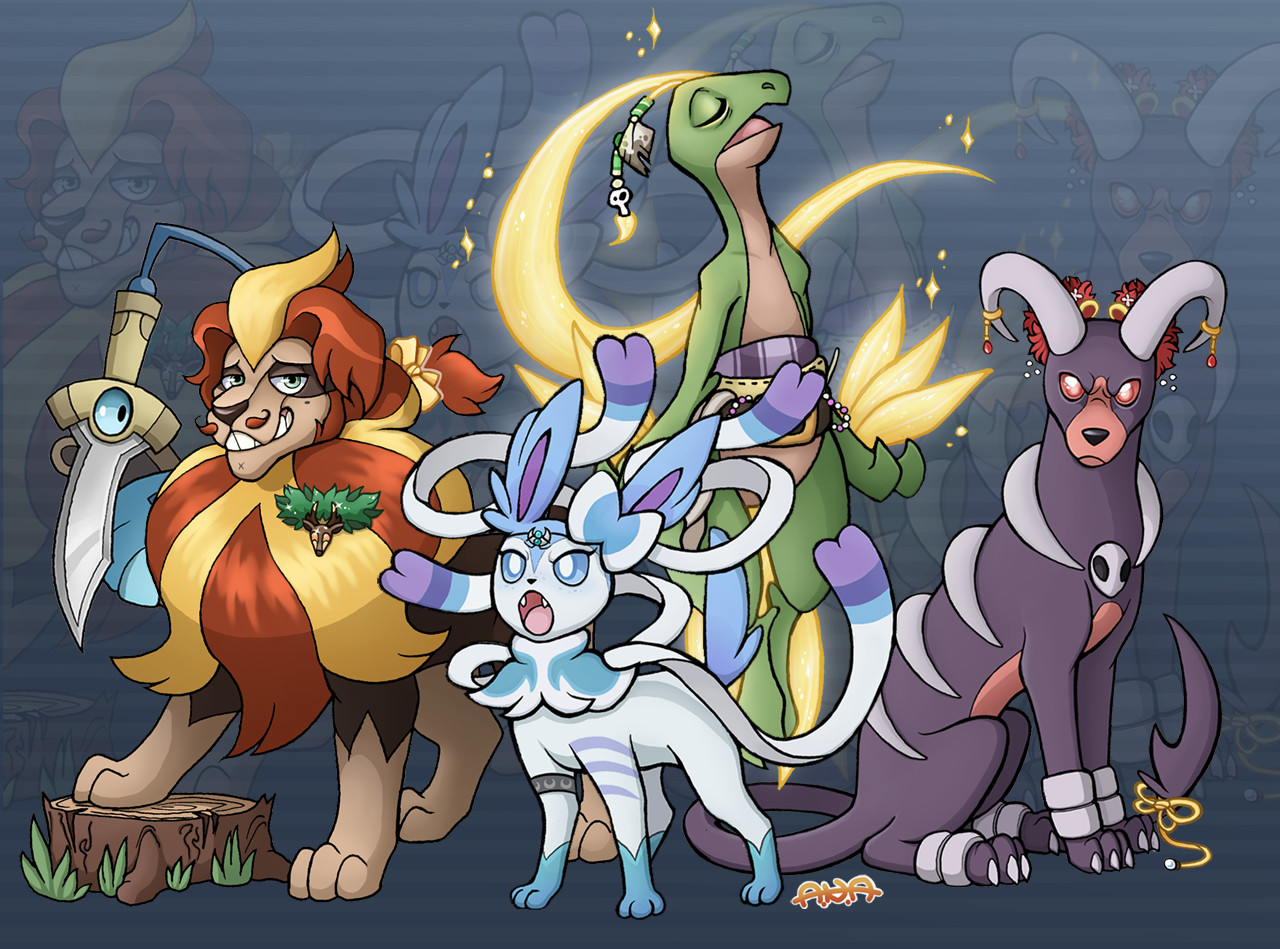 ArtStation - D&D meets Pokemon