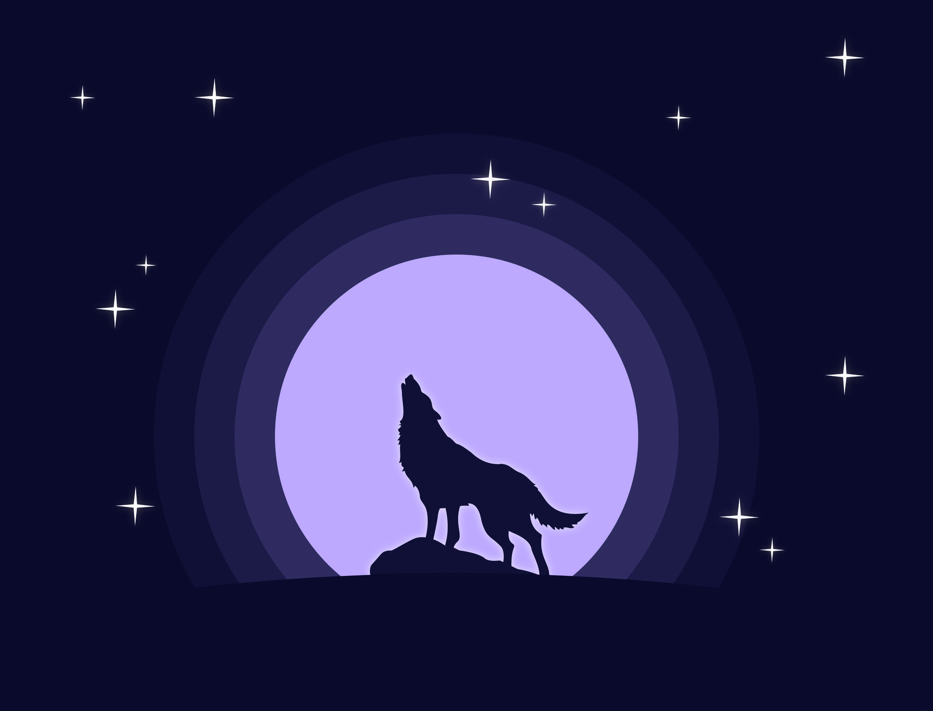 ArtStation - wolf moon